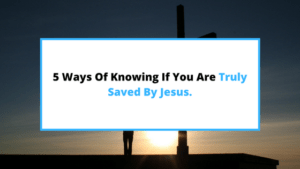 How To Know If You Are Saved By Jesus {For Sure?} - SaintlyLiving