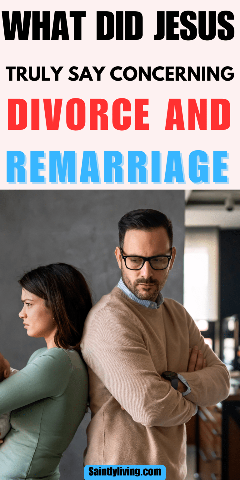What God Truly Said Concerning Divorce And Remarriage. - SaintlyLiving